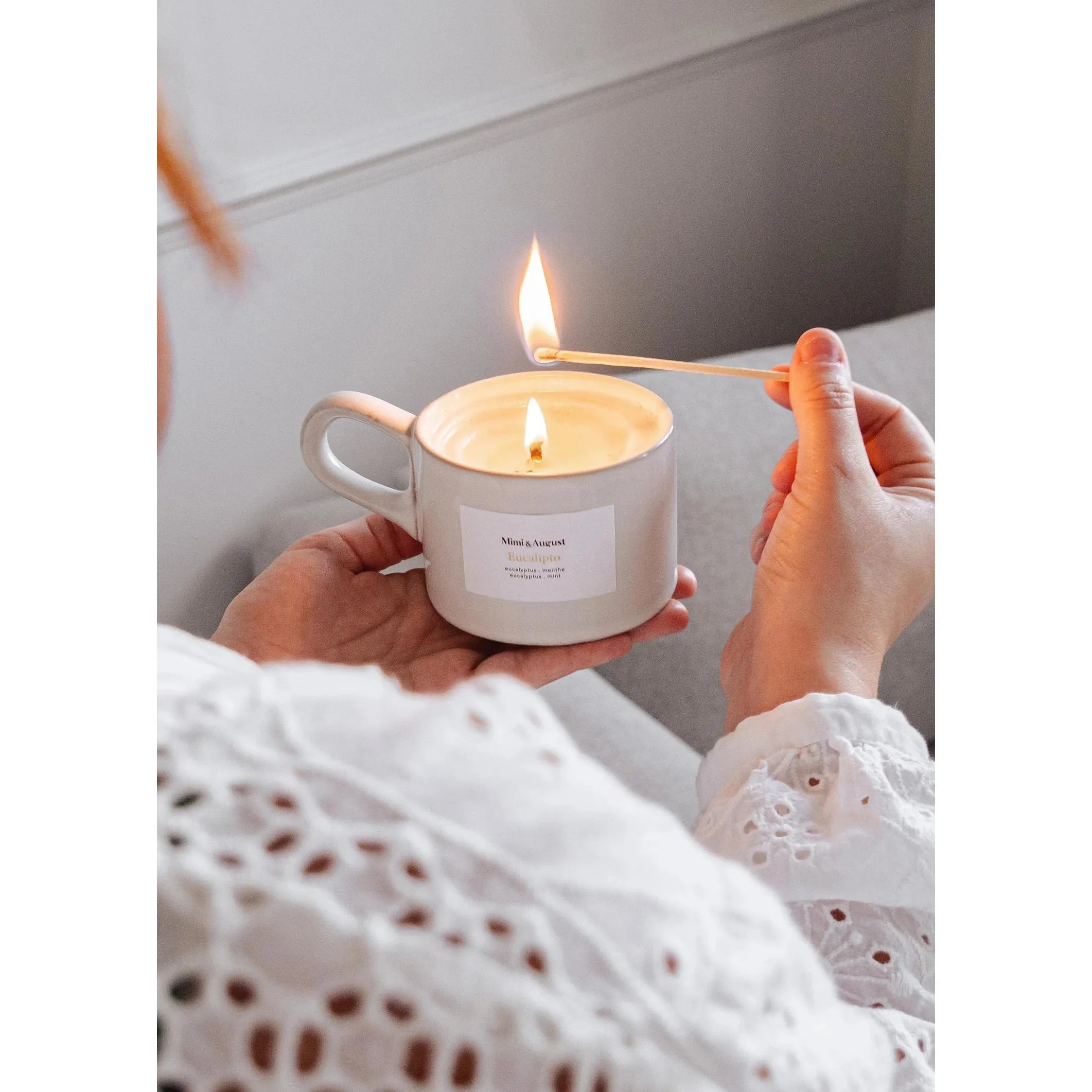 Bougie réutilisable - Eucalypto - Lagom cadeaux